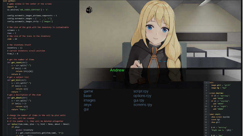 Визуальные новеллы на Ren'Py | Hackerson